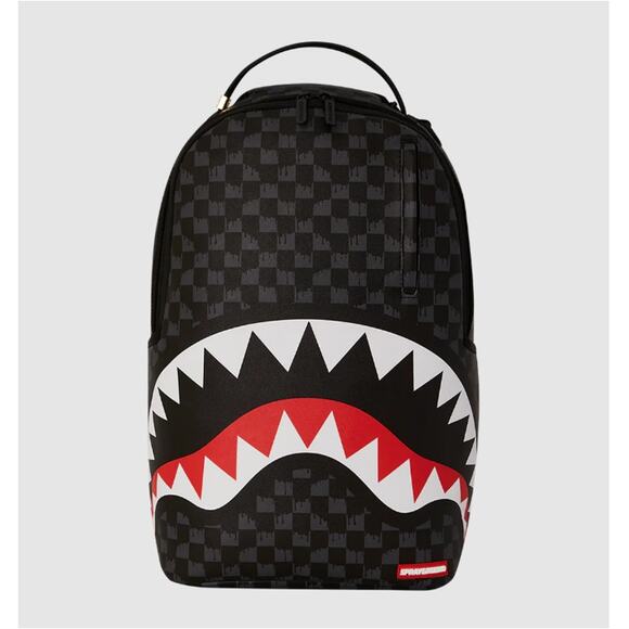 Sprayground | Bags | Sprayground Mens Black Hangover Grey Drip Check ...